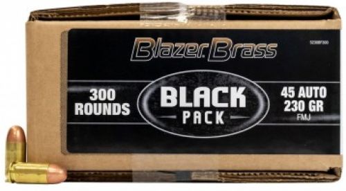 Buy Blazer Brass Black Pack .45ACP 230GR FMJ 300RD Online - U.S. Guns ...